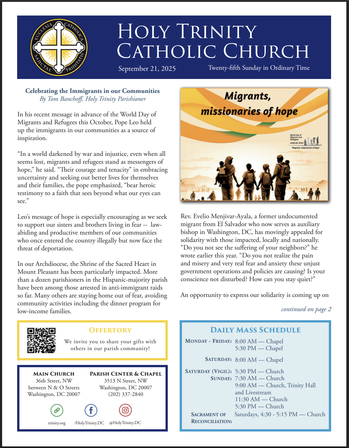 Holy Trinity Catholic Church | Washington DC